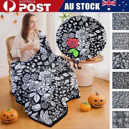 DIY Coloring Blanket,Color Your Own Blankets,Customizable Blanket You ...