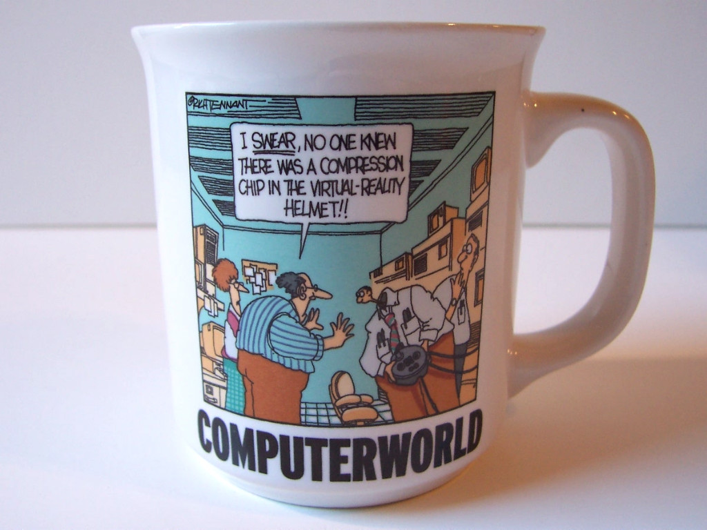 Computerworld FifthWave Rich Tennant Coffee Mug Cartoon | eBay