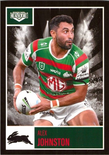 New 2022 SOUTH SYDNEY RABBITOHS NRL Card ALEX JOHNSTON Elite | eBay