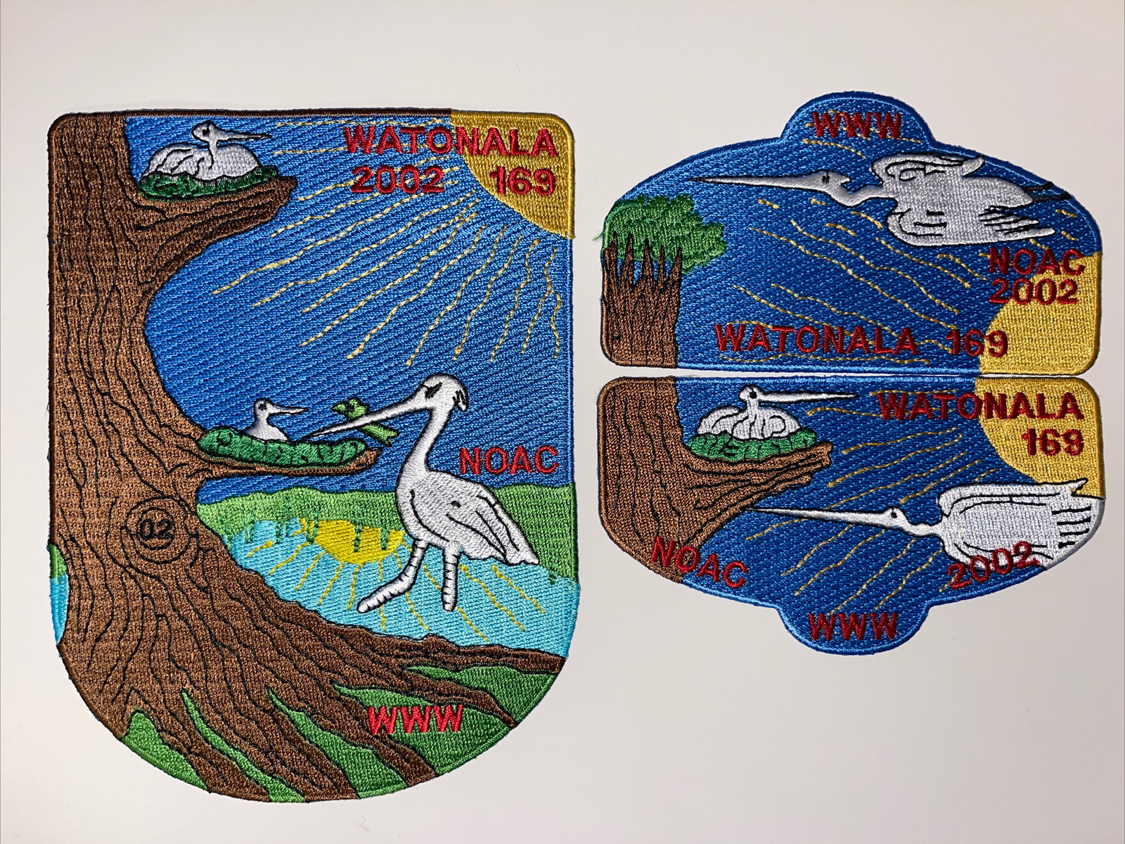 Boy Scout OA 169 Watonala Lodge 2002 NOAC Flap Set | eBay