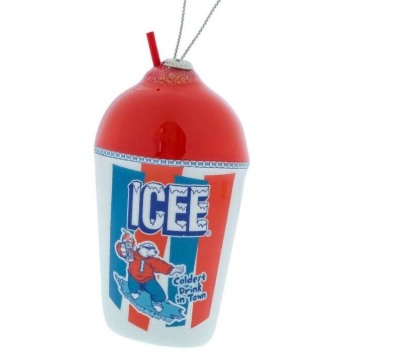 Slurpy ICEE Drink Ornament - Retro 80s 7-11 Fast Food Ice Dessert Kid ...