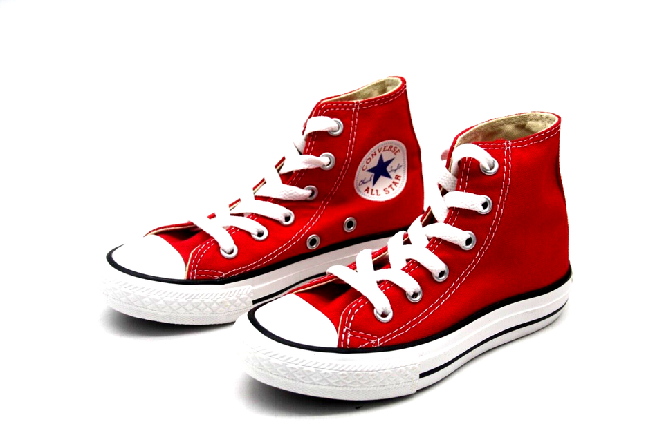 CONVERSE CHUCK TAYLOR ALL STAR 3J232 RED HI TOP LITTLE KIDS SHOE | eBay