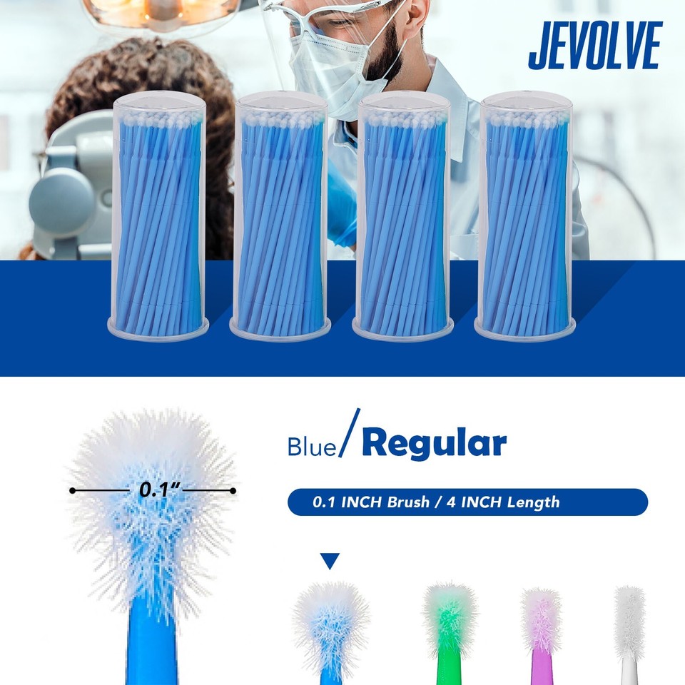 Multi Styles Disposable Dental Pollo Microbrush Applicators Brushes ...