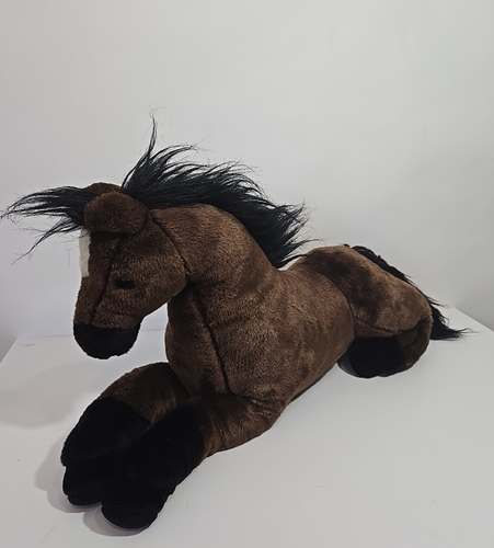 Douglas Cuddle Toys Brown Bay Horse ZOE Stuffed Animal Plush Pony 21 ...