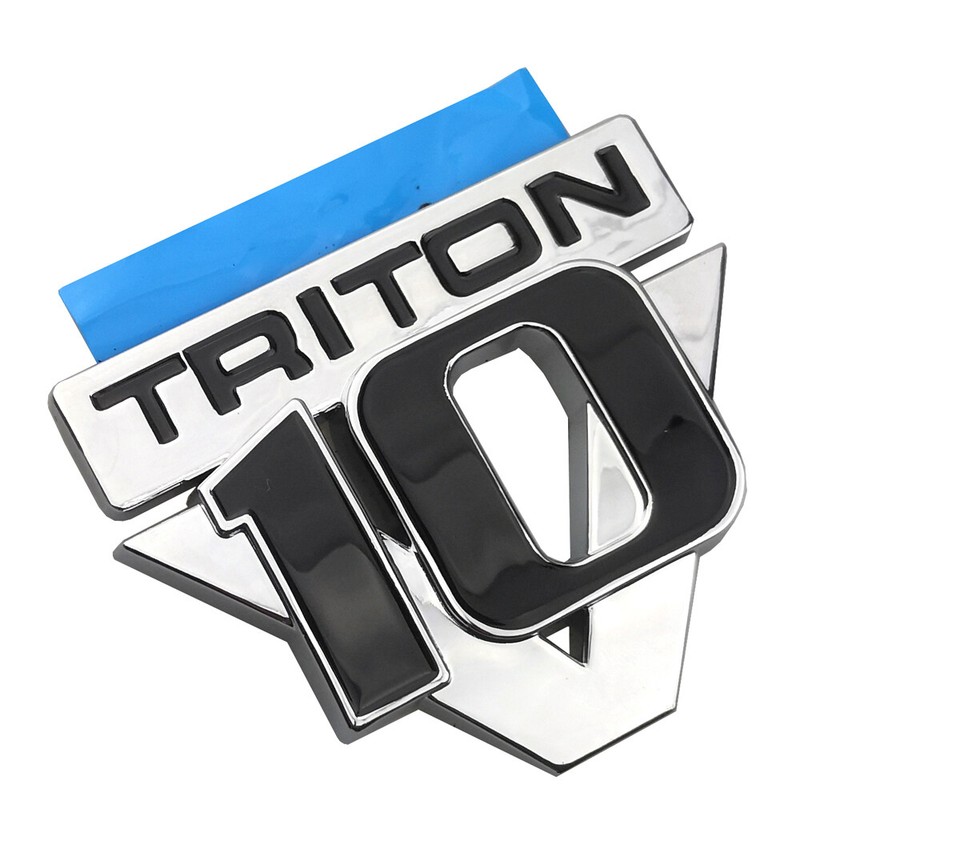 2Pack V10 Triton Emblems, 3D Decals Stickers Emblems for F Series ...