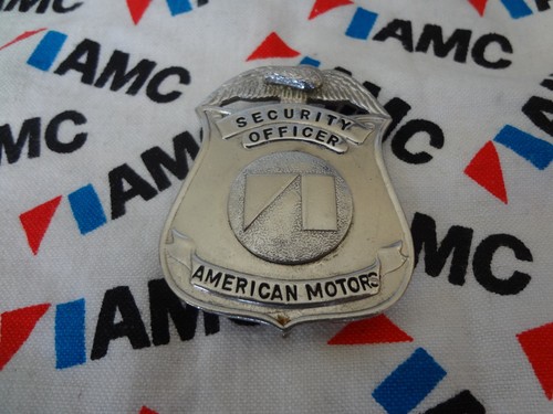 AMERICAN MOTORS AMC KENOSHA PLANT SECURITY OFFICER JACKET BADGE MODERN ...