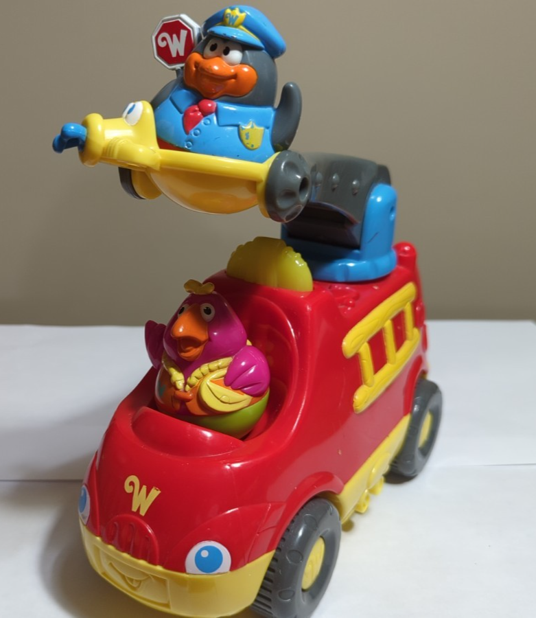 Weebles Wobble Vehicles Motorcycles Tricycle Sidecar Firetruck 7 Weeble ...