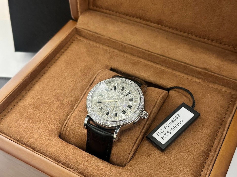 Parker Philip Automatic Diamond Limited Edition 999 Watch (Silver) | eBay