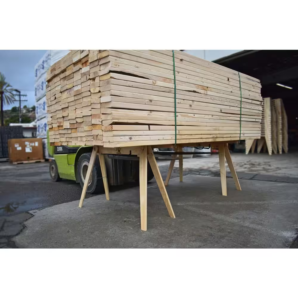 29 Inch Wooden Folding Burro Sawhorse Support Stand Wood Working ...