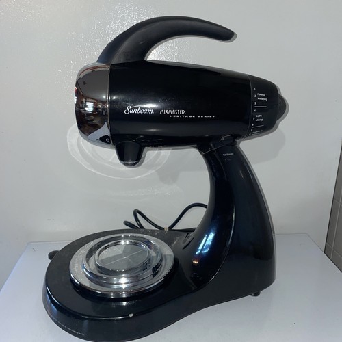 Sunbeam Heritage Series Mixmaster Black Mixer Model Number 2353 - MIXER ...