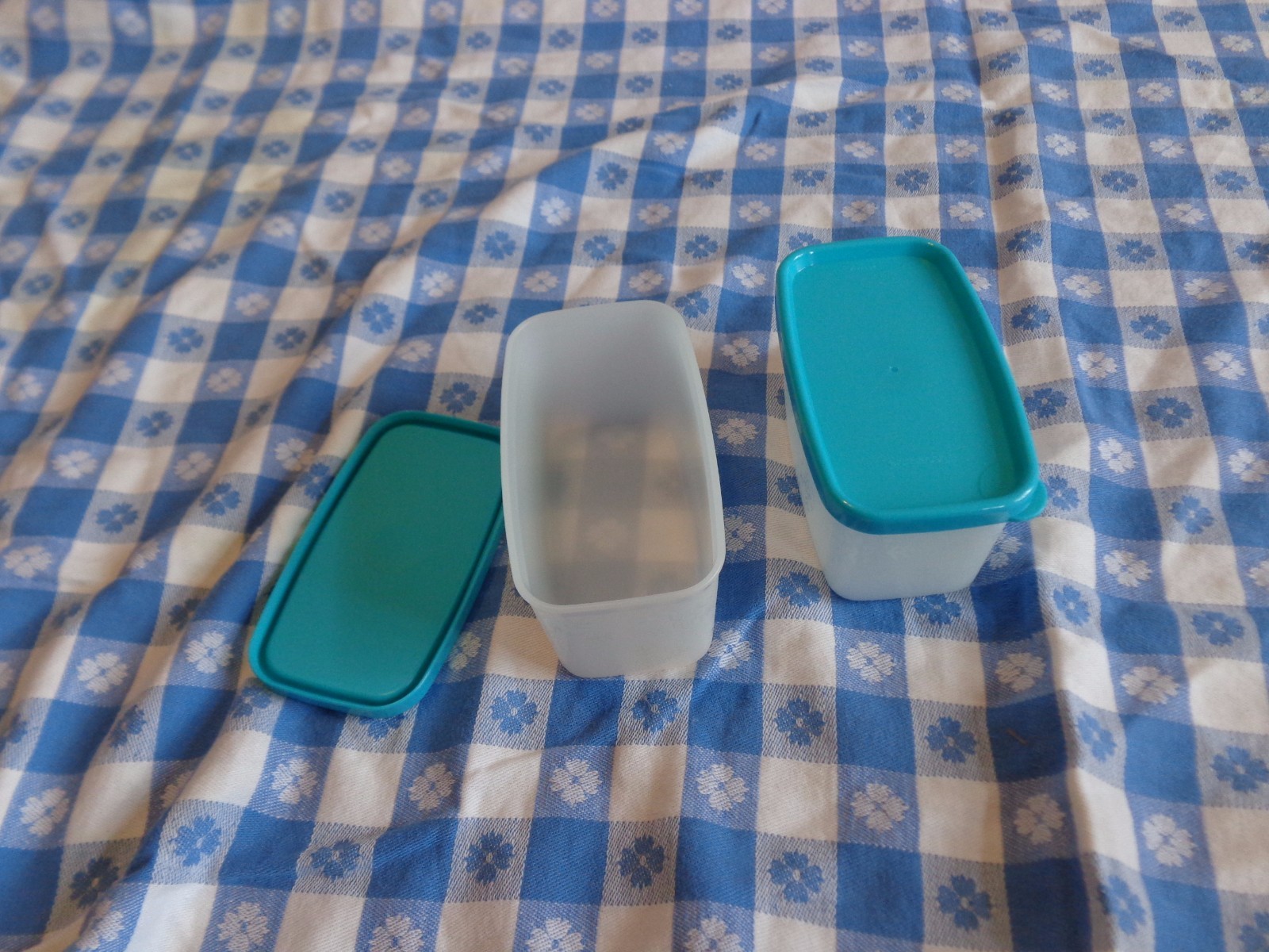 Tupperware FREEZE IT SET (2) MINIs 3/4 Cup/200ml Efficient NEW Tropical ...
