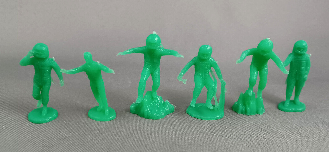 Marx Astronauts Mystery Space Ship Vintage 1960s Green Plastic Figure ...