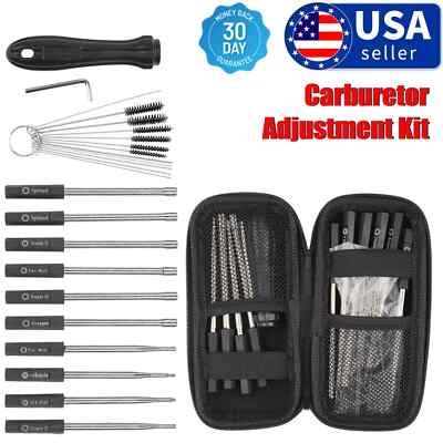 13pcs Carburetor Adjustment Carb Tune up Adjusting Small Engine + Tool ...