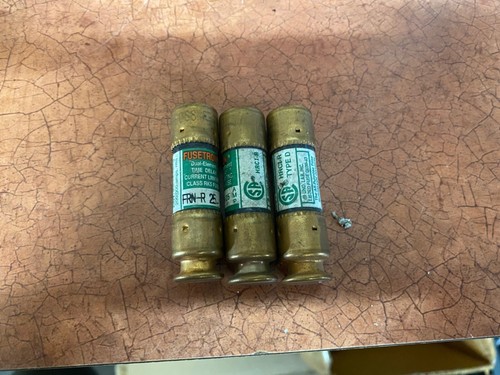 Lot of 3 FRN-R-25 Bussmann FUSETRON 25A 250V | eBay