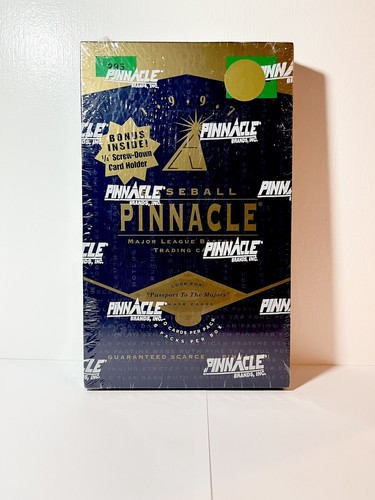1997 Pinnacle Baseball Factory Sealed Retail Box 6 Pack HTF *Blue ...