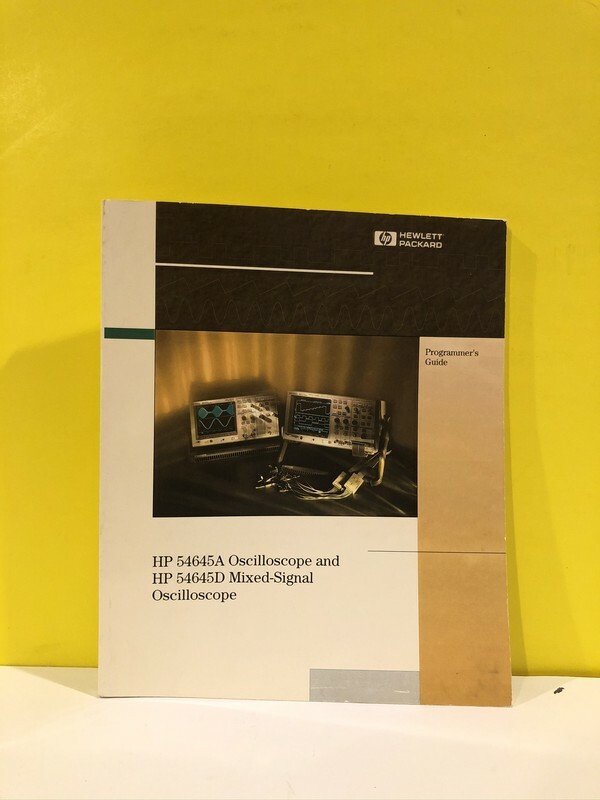 HP 54645-97000 54645A & 54645D Mixed-Signal Oscilloscope Programmer's ...