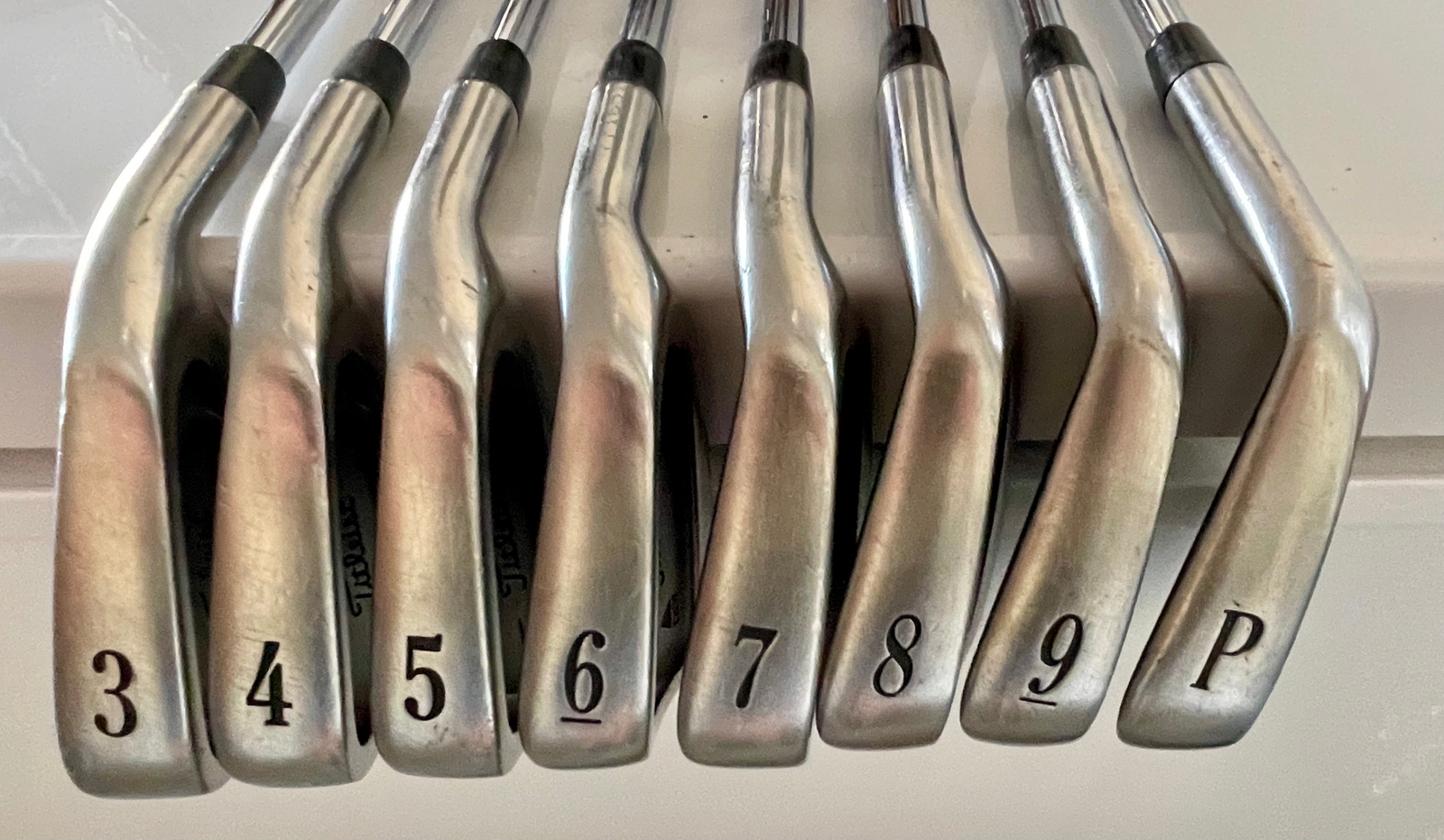 Titleist DCI Gold 981 Iron Set 3-PW Tri-Spec Stiff Flex Shafts Winn Dri ...