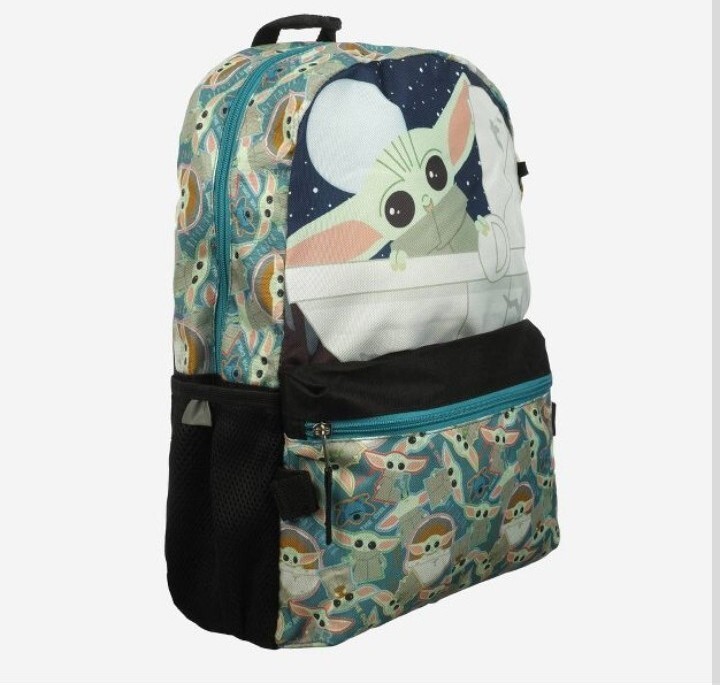 New Star Wars Mandalorian The Child Baby Yoda 5-Piece Backpack & Lunch ...