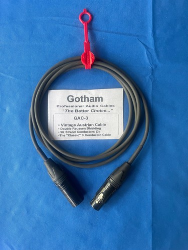 Vintage Gotham GAC-3 Microphone Cable Assembly (Austrian Cable) 19 Foot ...