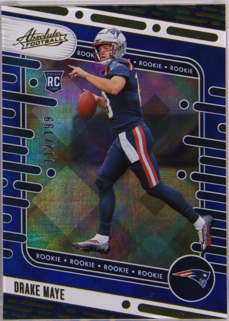 2024 Panini Absolute - Rookies Drake Maye #103 Blue Diamonds /199 (RC ...
