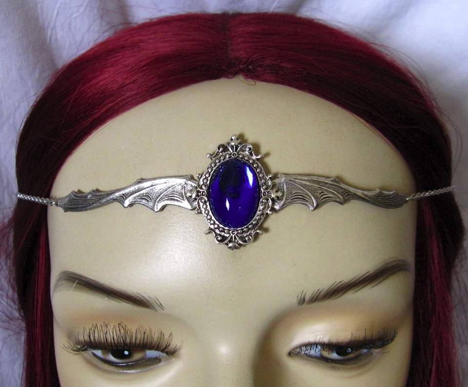 Goth Victorian Renaissance Vampire Bat Circlet Crown Headpiece ...
