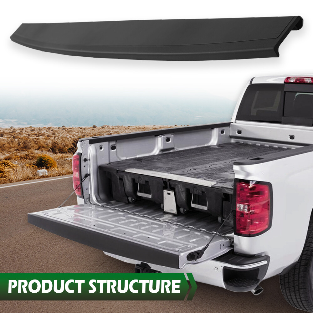 Tailgate Molding Cap Protector Fit For 2014-2019 Chevy Silverado/GMC ...