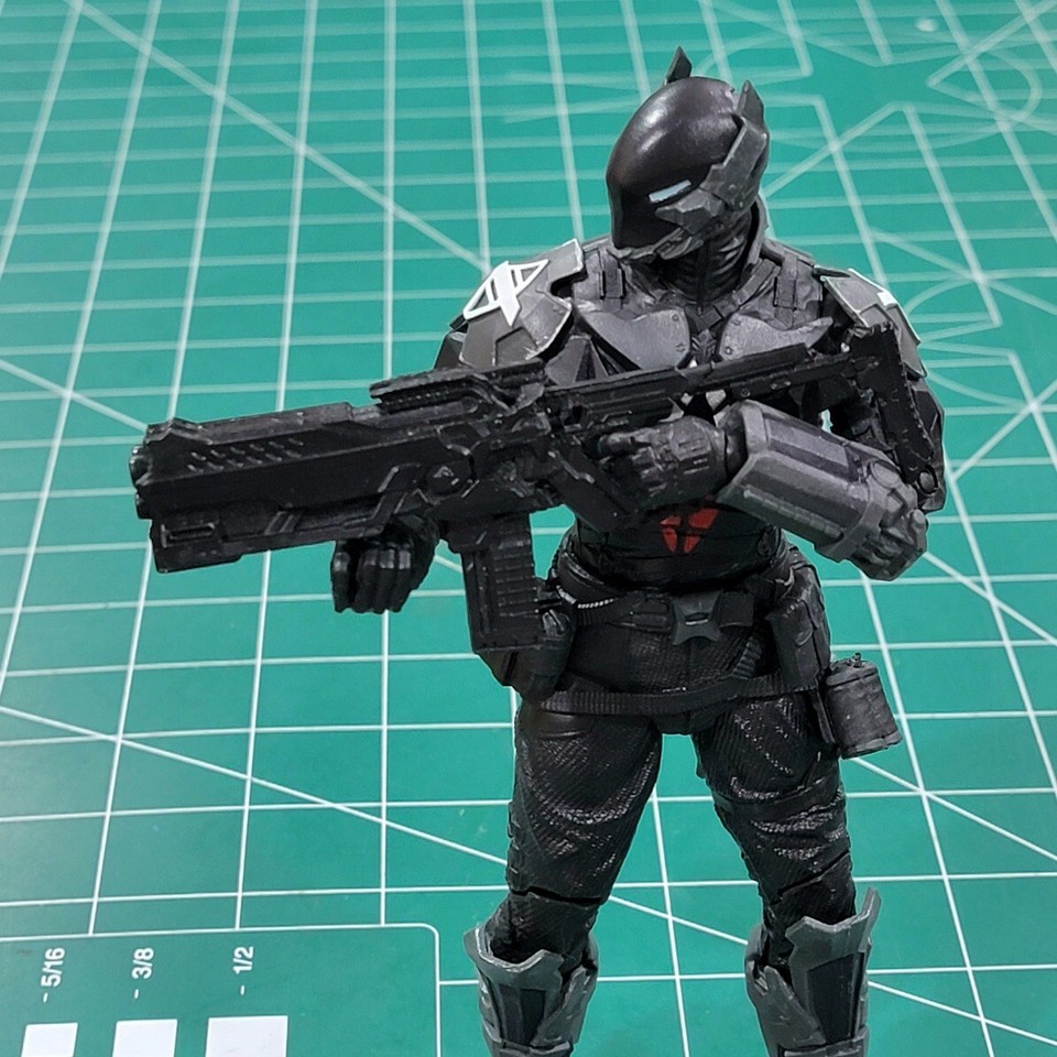 Custom Arsenal resin cast rifle 1/12 scale arkham knight | eBay