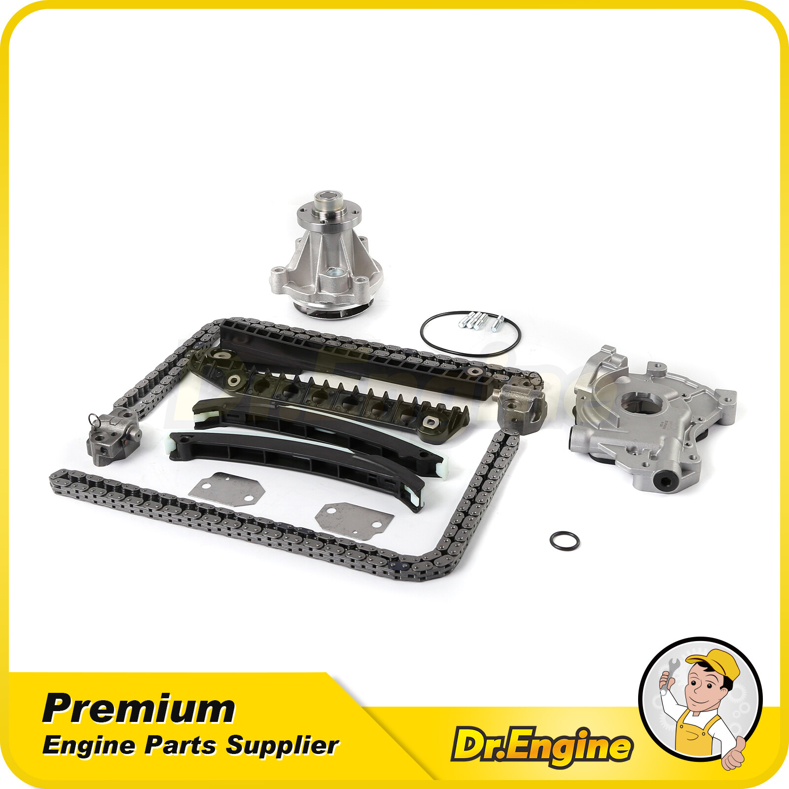 Timing Chain Kit Oil Water Pump Set Fit 03-04 Ford F-150 F-250 E-150 E ...