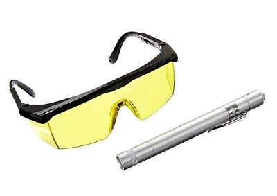 A/C PRO UV Leak Detection Kit. Universal UV Light with Glasses | eBay