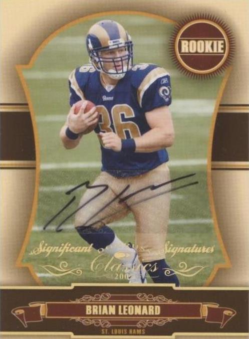 2007 Donruss Classics - Rookie Brian Leonard #163 Significant ...