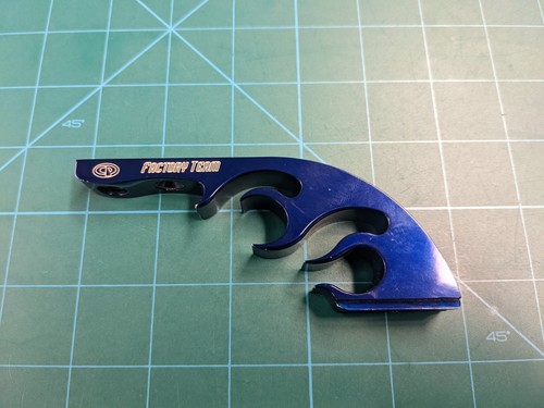 Custom Products "Flame" drop forward. Gloss Navy. RARE! Old school ...