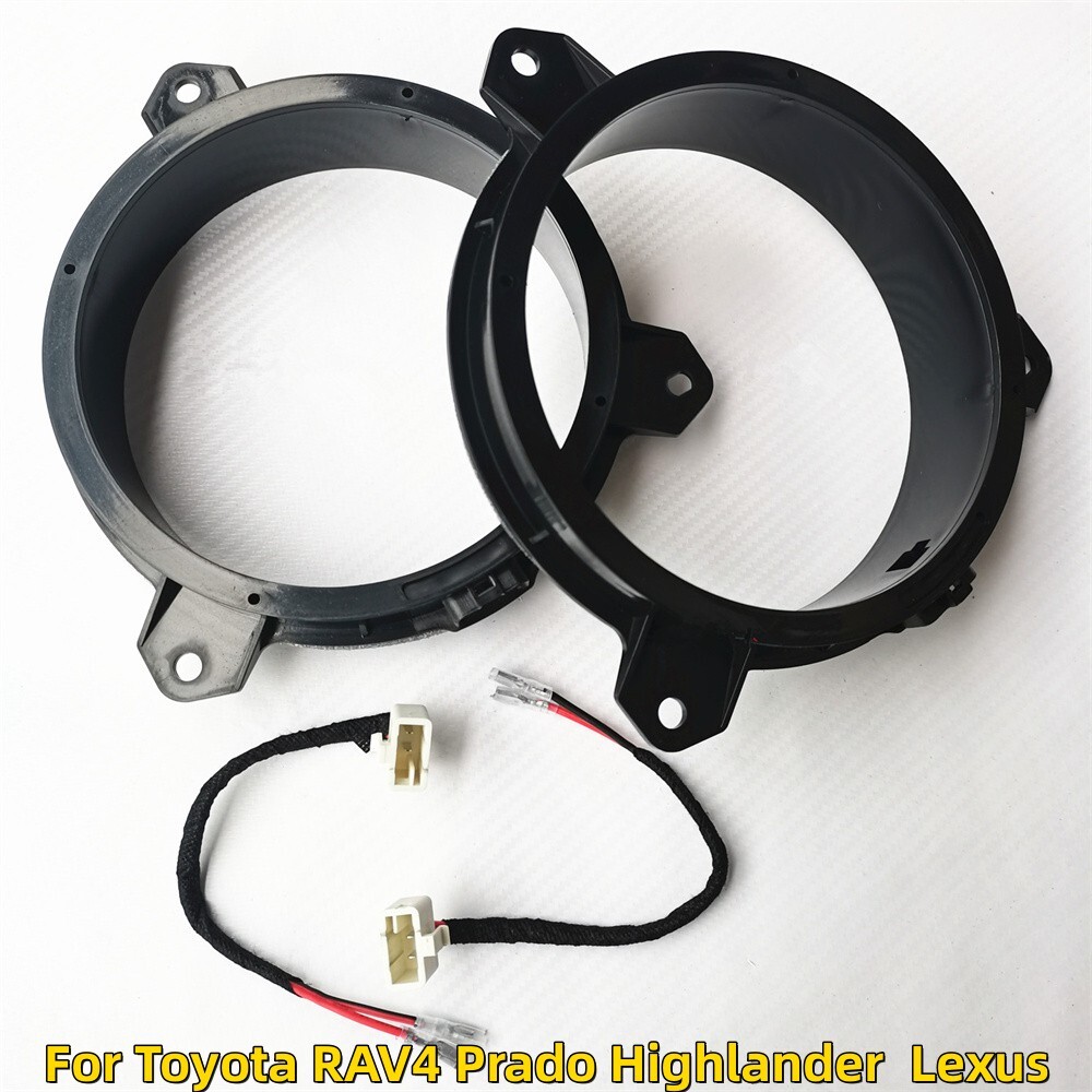 2pcs Audio Modification 6.5 inch Speaker Adapter Mount For Lexus ES NX ...