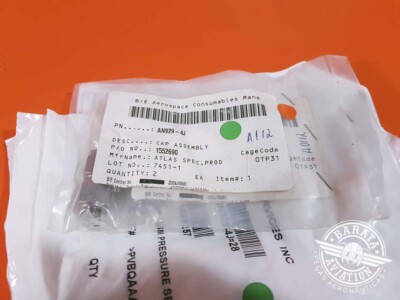 AN929-4J SET OF 2 CAP ASSEMBLY | eBay