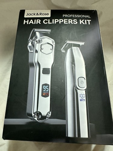 Jack & Rose Clippers and Trimmers Set, Cordless Hair Clippers for Men ...
