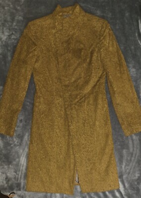 DIESEL STYLELAB Runway Dark Green Fur-ry Coat S M | eBay