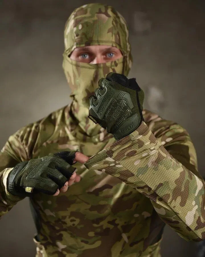 Tactical suit with balaclava multicam summer military uniform Multicam ...