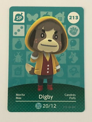 Amiibo Card - Animal Crossing - Max / Digby - #213 - New - EUR | eBay UK