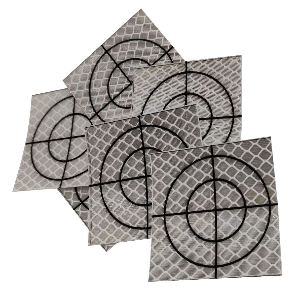 Survey Reflector Stickers Reflective Retro Targets (Pack Of 20)