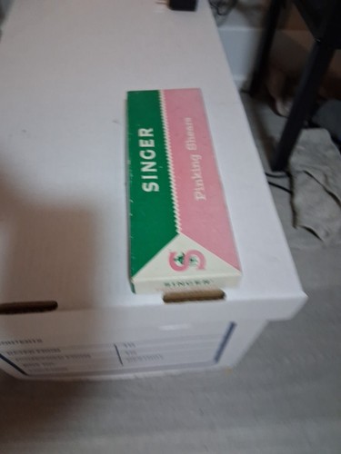 Vintage Singer Pinking Shears Scissors in Original Box USA | eBay