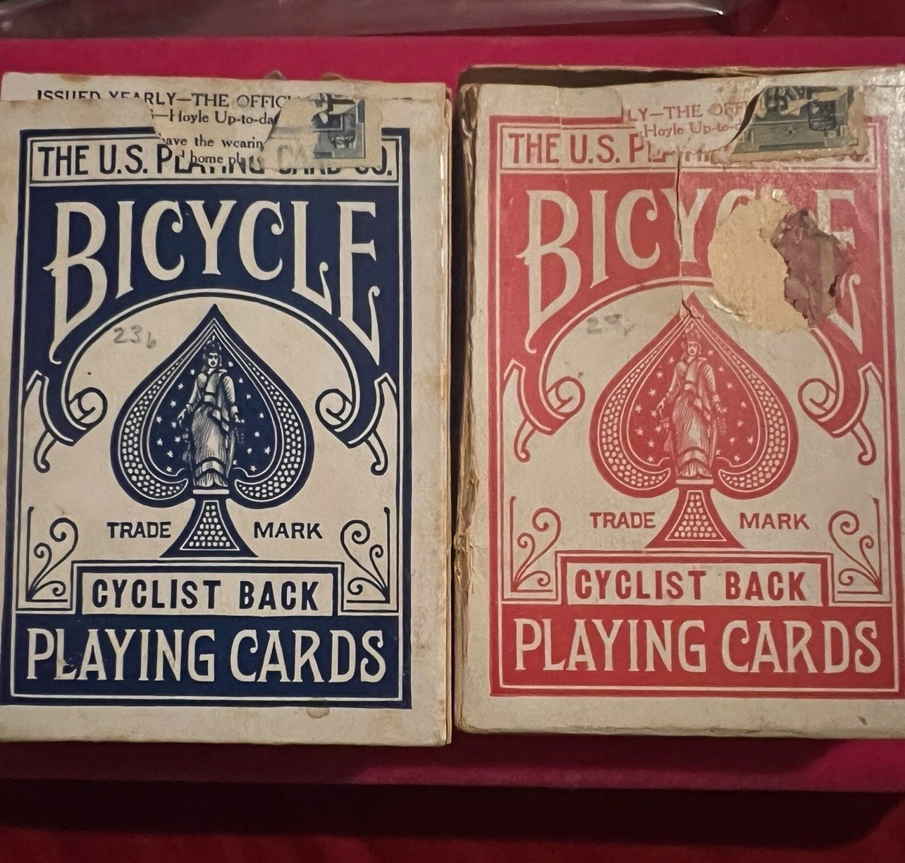 COMPLETE SET RARE ANTIQUE Cyclist Card Bundle Playing Cards | eBay