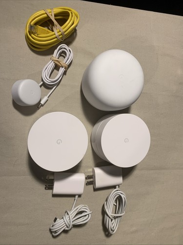 Google Nest Wifi Mesh System - 2x Points AC1304 & H2D | eBay