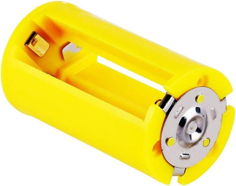 8 Pcs AA to Size D Battery Adapters Converter Cases Plastic Parallel ...