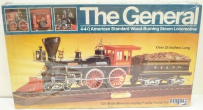 MPC 1/25 Scale The General 4-4-0 American Standard Steam Locomotive ...