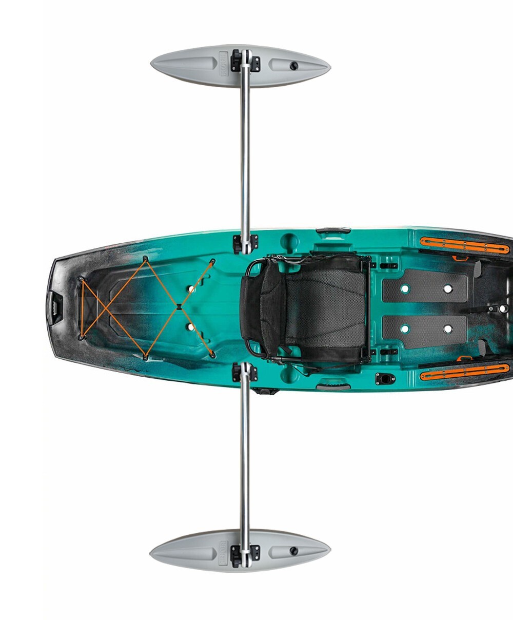 Brocraft Kayak Outrigger / Kayak stabilizer / Kayak & Canoe Stabilizer ...