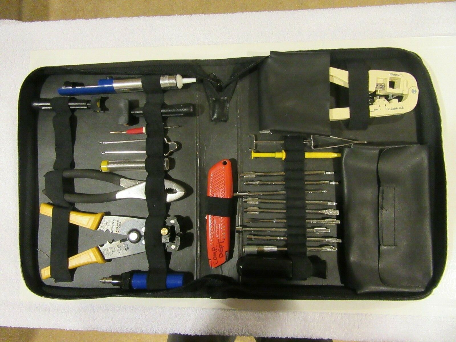 Professional PC Computer Electrician Handyman Repair Tool Kit 23 Pieces ...