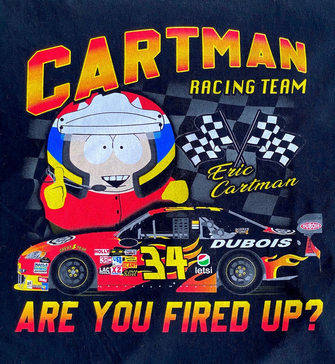 Cartman Nascar Quotes South Park Eric Cartman Sprint Cup Chevy Impala