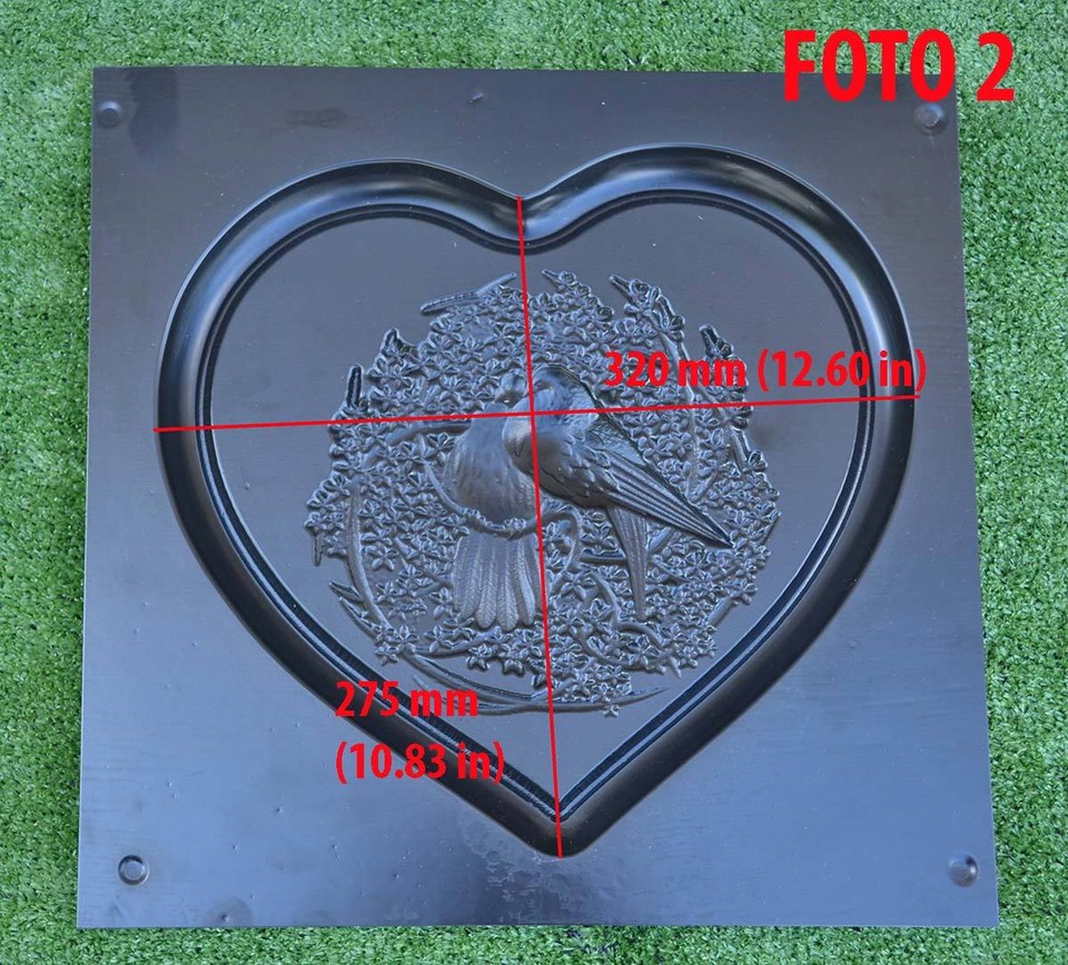 Concrete mould Plaque WALL DECOR plastic Mold Handmade Panno Plaster ...