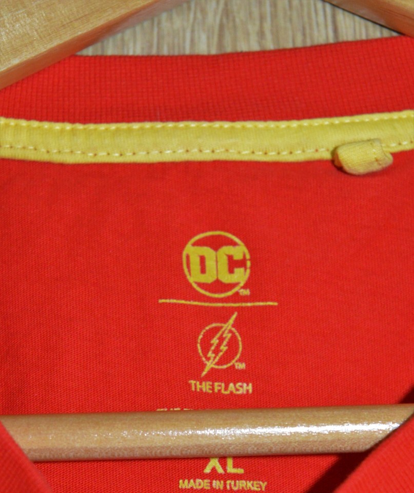 The Flash Official DC Comics Red Logo T Shirt Red - Extra Large XL | eBay