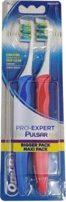 Oral-B Pulsar Pro-Expert 2X Manual Toothbrushes, With Battery Powered ...