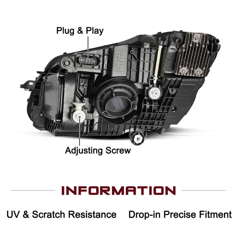 For 2019-2021 Mercedes Benz C300 C43 C63 AMG LED Headlight Right ...